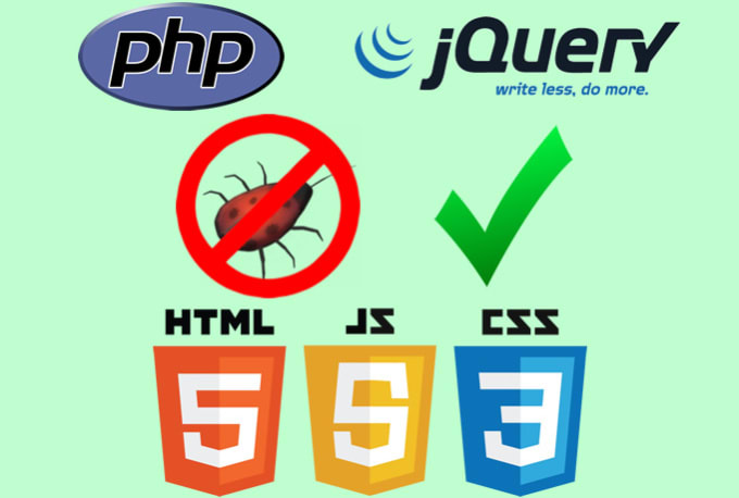 Fix Your Php Html Css Jquery Json Webservices Mysql Work Or Website By