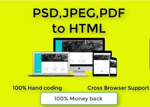 Convert Psd To Responsive Html With Bootstrap By Ksolaiman Fiverr