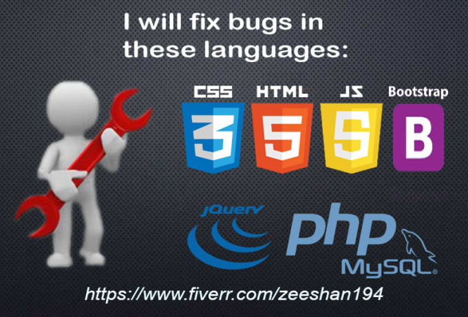 Fix Bugs In Html Css Bootstrap Javascript Jquery Php Mysql By