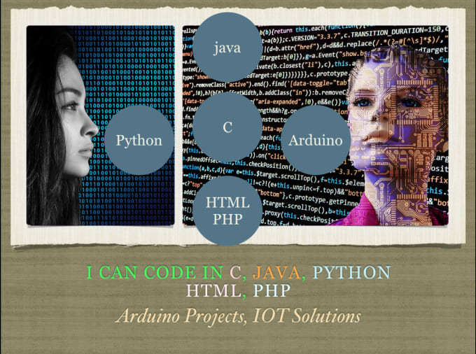 Help In C Java Python Html Php Arduino And Iot By Anandratna Fiverr