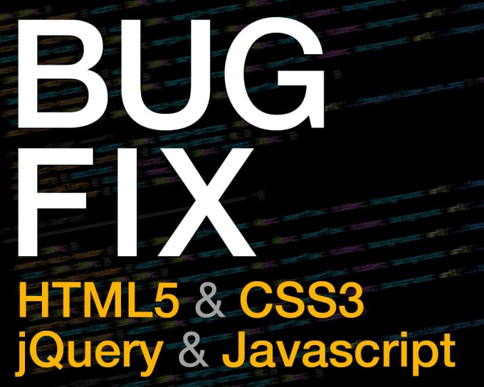 Do Fix Any Bug In Html Css Bootstrap Javascript Jquery By Codinghunter