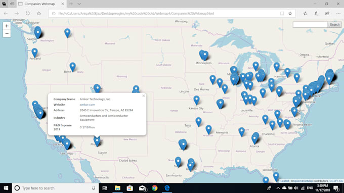 Create An Interactive Web Map From Your Data By Aniqa Ejaz Fiverr