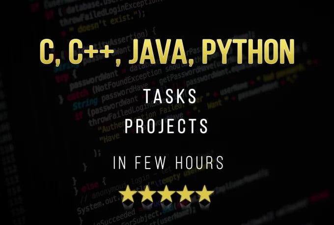 Do C Cpp Java C Sharp Python Projects By Liamagron Fiverr