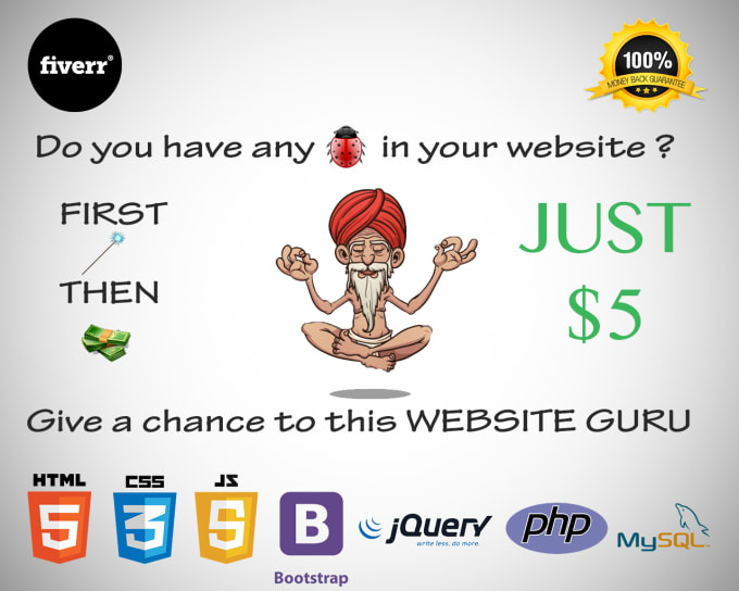 Fix Php Html Css Javascript Mysql Bootstrap Jquery Bugs By Aamirmukaram