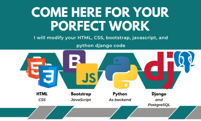 Modify Your Html Css Bootstrap Javascript And Python Django Code By