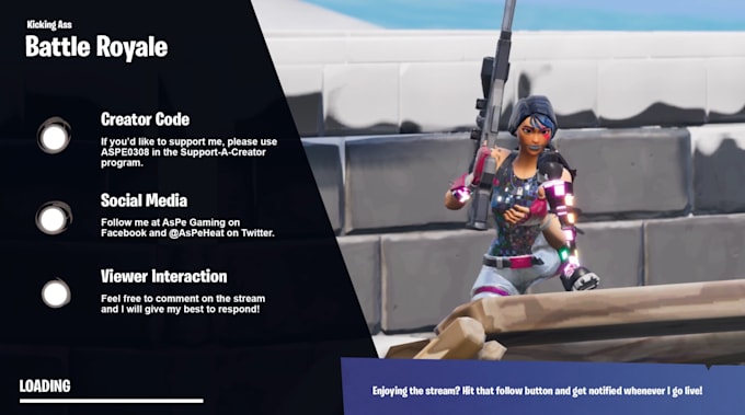 Create A Custom Fortnite Battle Royale Loading Screen By Aspeheat3