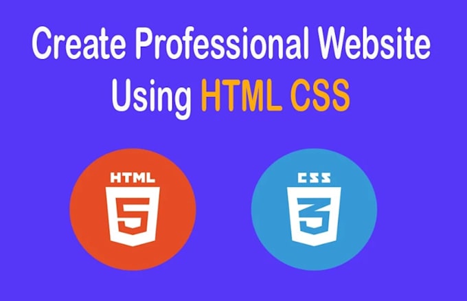 Create A Statique And Professional Website Using Html Css By Rahmani11