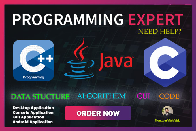 Code Or Help C Java Cpp Project Including Data Structure And Algorithms