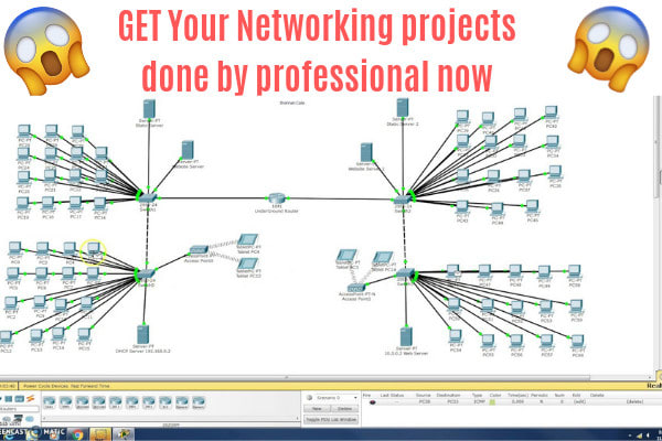 Do Your Cisco Packet Tracer Networking Projects With Documentation By