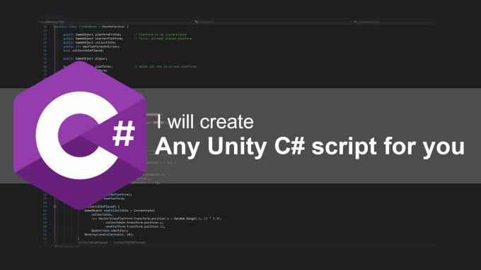Create Any Unity C Sharp Script For You By Theziggy Fiverr