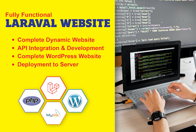Fix Install And Develop Website Using Php Laravel By Haxxan Raxa Fiverr