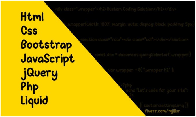 Do Custom Html Css Js Php Shopify Liquid Coding Solution By Mjillur