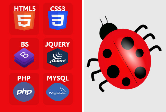 Write Html Css Bootstrap Jquery Php Mysql Code Or Fix Bugs By