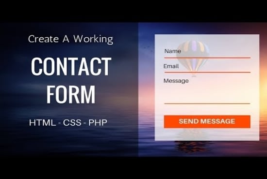 Design An Attractive Forms In Html And Css By Sairachaudhray Fiverr