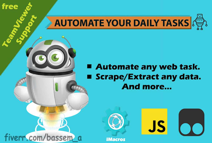 Create Imacros Script For Web Automation And Web Scraping By Bassem A Fiverr