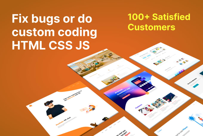 Fix Bugs In Styling Or Do Custom Website Coding With Html Css Js By