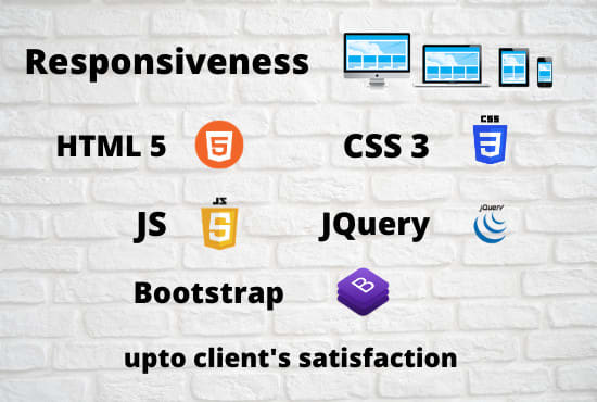 Develop Responsive Html Css Javascript Bootstrap Website By