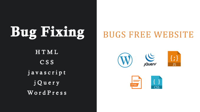 Fix Javascript Jquery Html Css Bugs And Errors By Pwanigasekara Fiverr