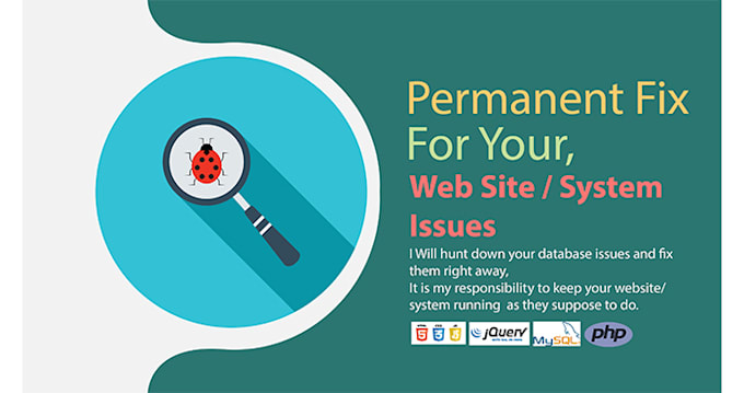 Fix Php Mysql Html Css Javascript Jquery Bugs By Chinthaka