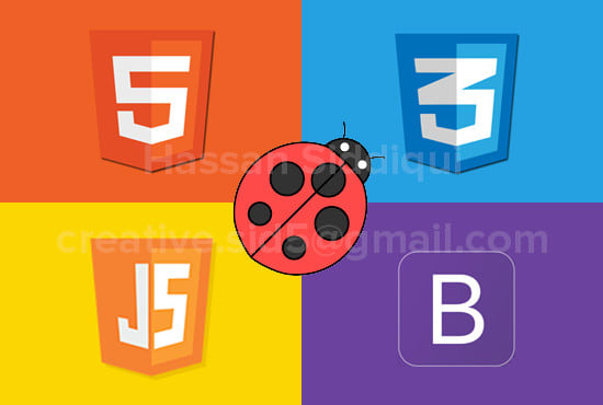 Fix Html Css Javascript And Responsive Issues In Minutes By