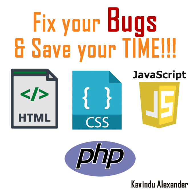Edit Html Css Js And Php And Modify Or Fix Bugs In Website By