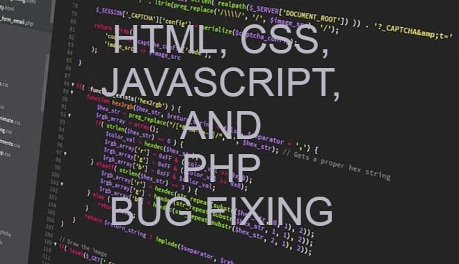 Do Bug Fixing In Your Html Css Javascript Php Website By