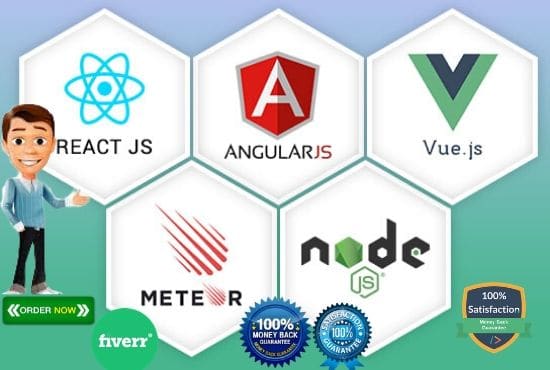 Develop Unique App Using React Vue Node Js React Native By