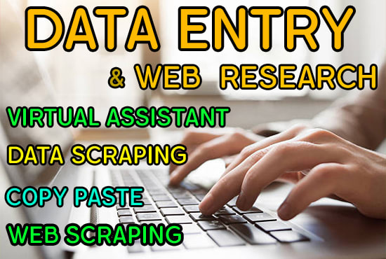 Do Data Entry Web Scraping Web Research And Copy Paste By