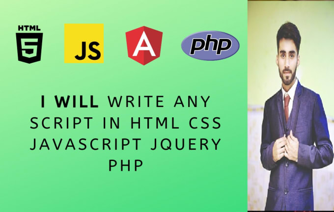 Write Any Script In Html Css Javascript Jquery Php By Royblack Fiverr