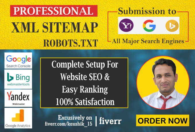 Create Optimize Xml Sitemap Robots Txt For Website Seo By Kaushik 15