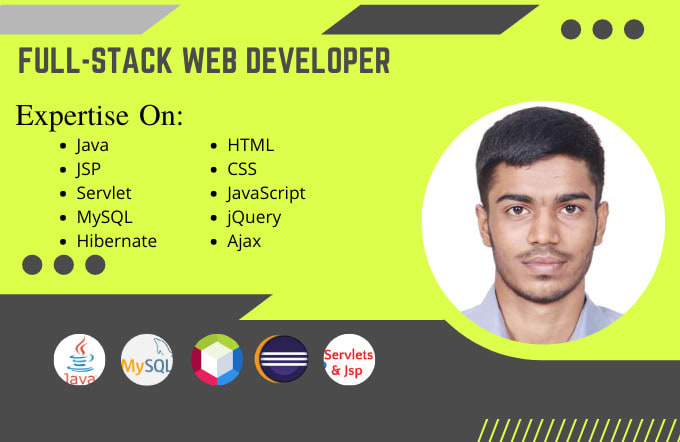 Do Web App In Java Jsp Servlet Mysql Hibernate Html Css Js By