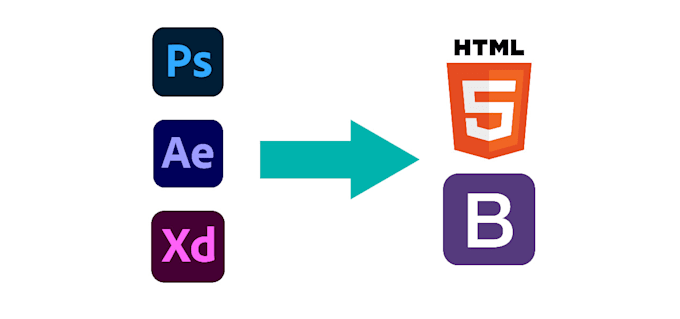 Convert Xd Psd Sktech To Html Responsive Bootstrap By Zed Services