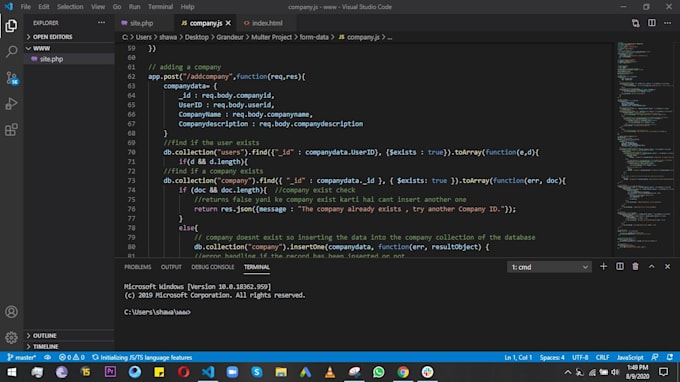 Do Html Css Javascript Php Nodejs Express Js Tasks By Shawalnazir