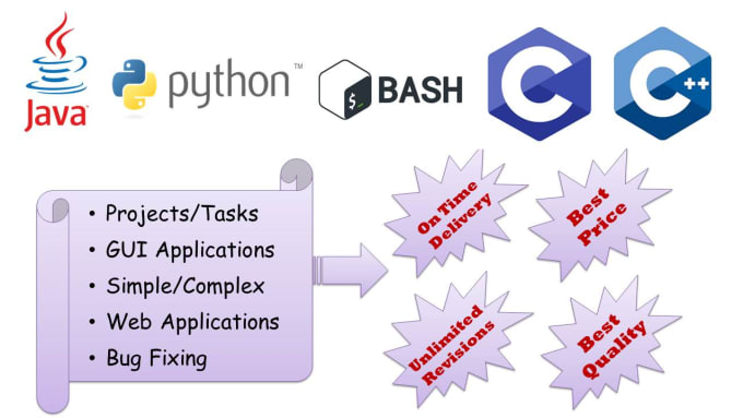 Perform Your Custom Programming Projects In Python Java C Cpp And