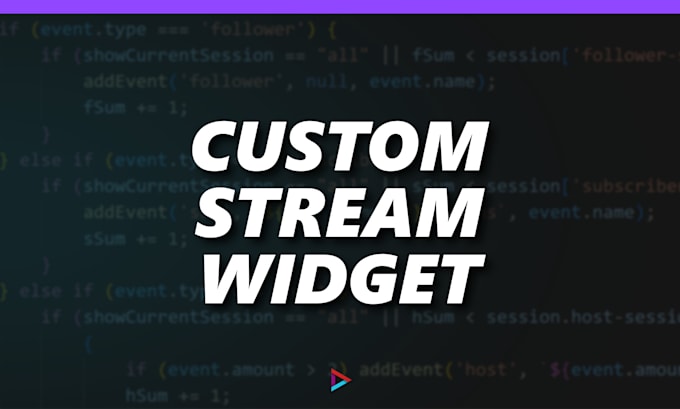 Code Custom Stream Widgets By Broadcastalerts Fiverr