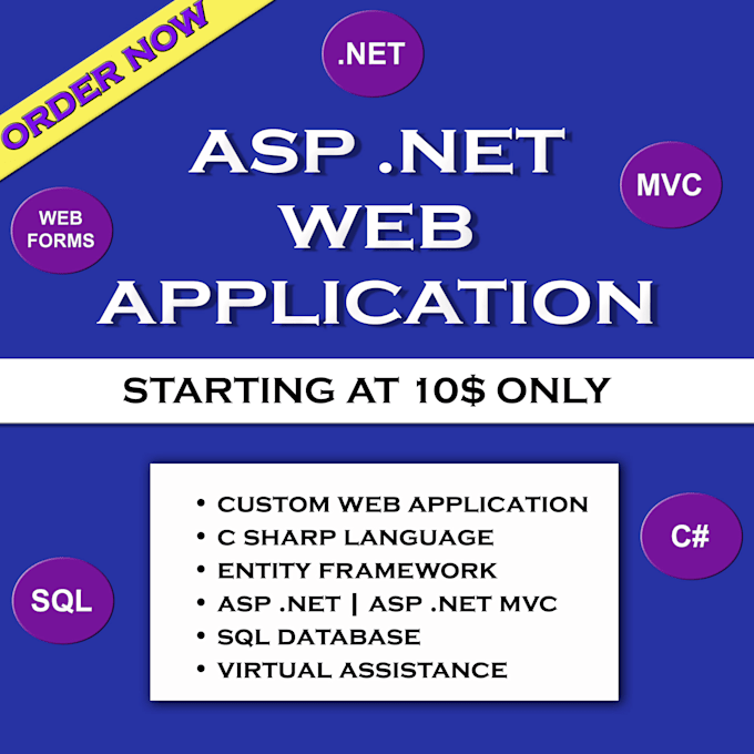 Build Asp Dot Net Mvc Web App With C Sharp And Sql Database By