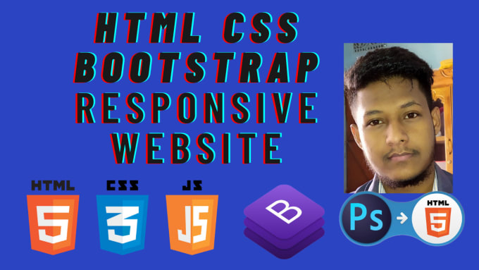 Do Html Css Latest Bootstrap Website Design And Html Css Bug Fixing By