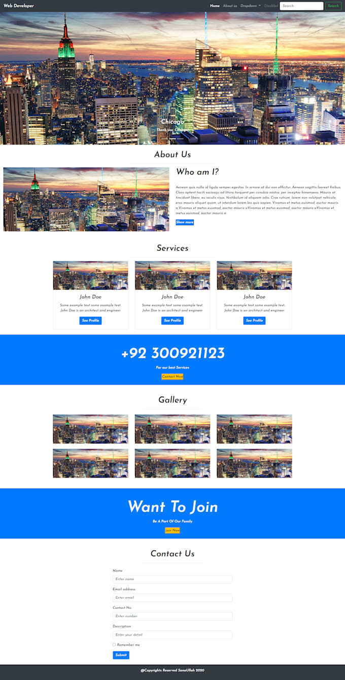 Design Redesign Develop Business Website With Html Css Php By Sanifx