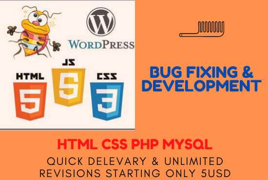 Do Html Css Php Mysql Bug Fixing And Development By Erasad93 Fiverr