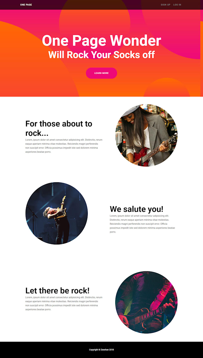 Be Your Front End Developer And Designer Using Html5 Css3 Bootstrap4