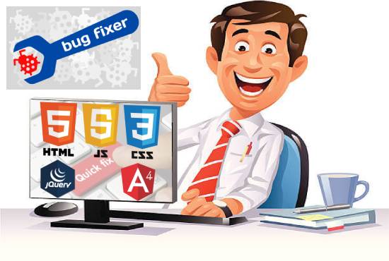 Develop Bug Fix Javascript Html Bootstrap Angular Webs By Ranaj