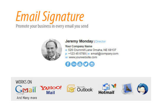 Make Beautiful And Clickable Html Css Email Signature By Shiblytalukdar