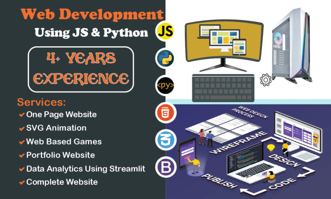 Design Webpages Using Html Css Javascript Bootstrap By Syednatiqshah