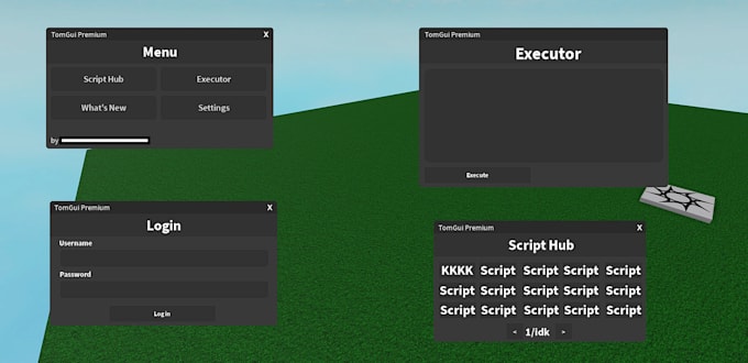 Do A Roblox Scripthub By Tomiiy Fiverr