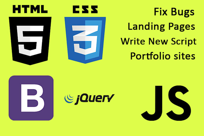 Do Html Css Javascript Bootstrap Jquery Tasks By Elvisrahman Fiverr