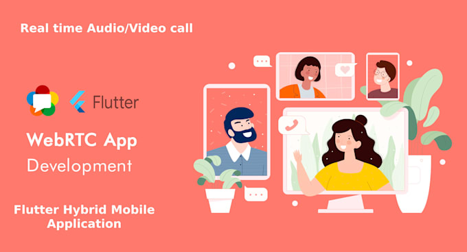 Develop Audio And Video Call Mobile Application Using Flutter Webrtc By