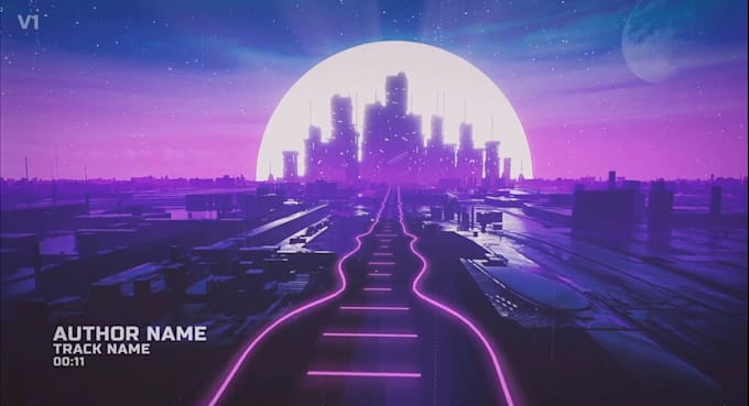 Make So Cool 3d Retro Futuristic Style Visualizer By Oghuzkhan Fiverr