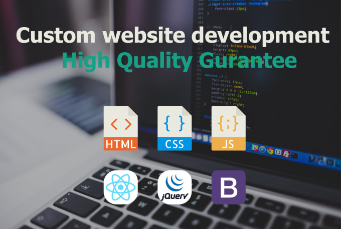 Design Website Html Css Javascript Jquery Bootstrap React By