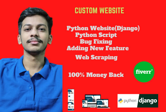 Create Dynamic Website With Complete Backend Using Python And Django Or