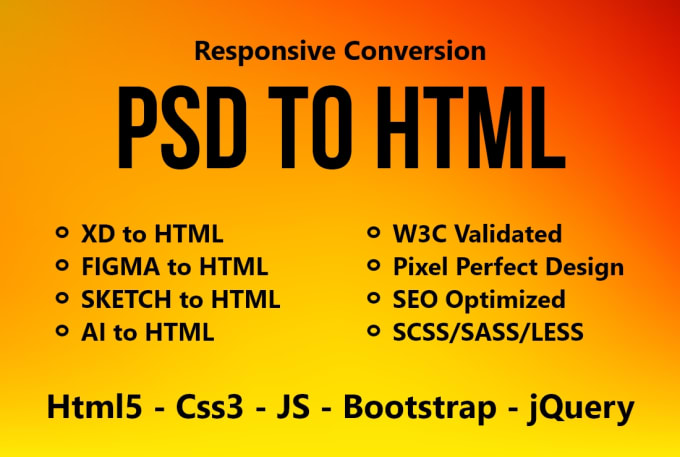 Convert Psd Xd Figma To Responsive Html React Bootstrap 5 By